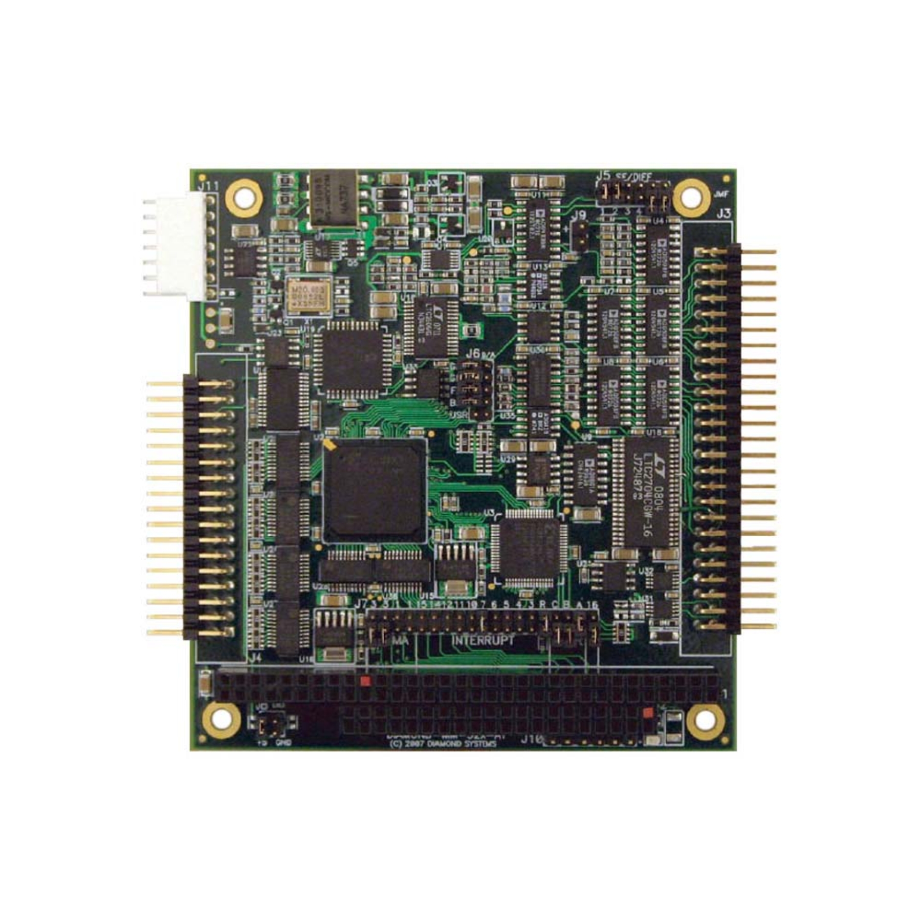 DMM-32DX-AT : Wide Temperature 32-Channel Analog I/O PC/104 Module with Auto-Calibration ...