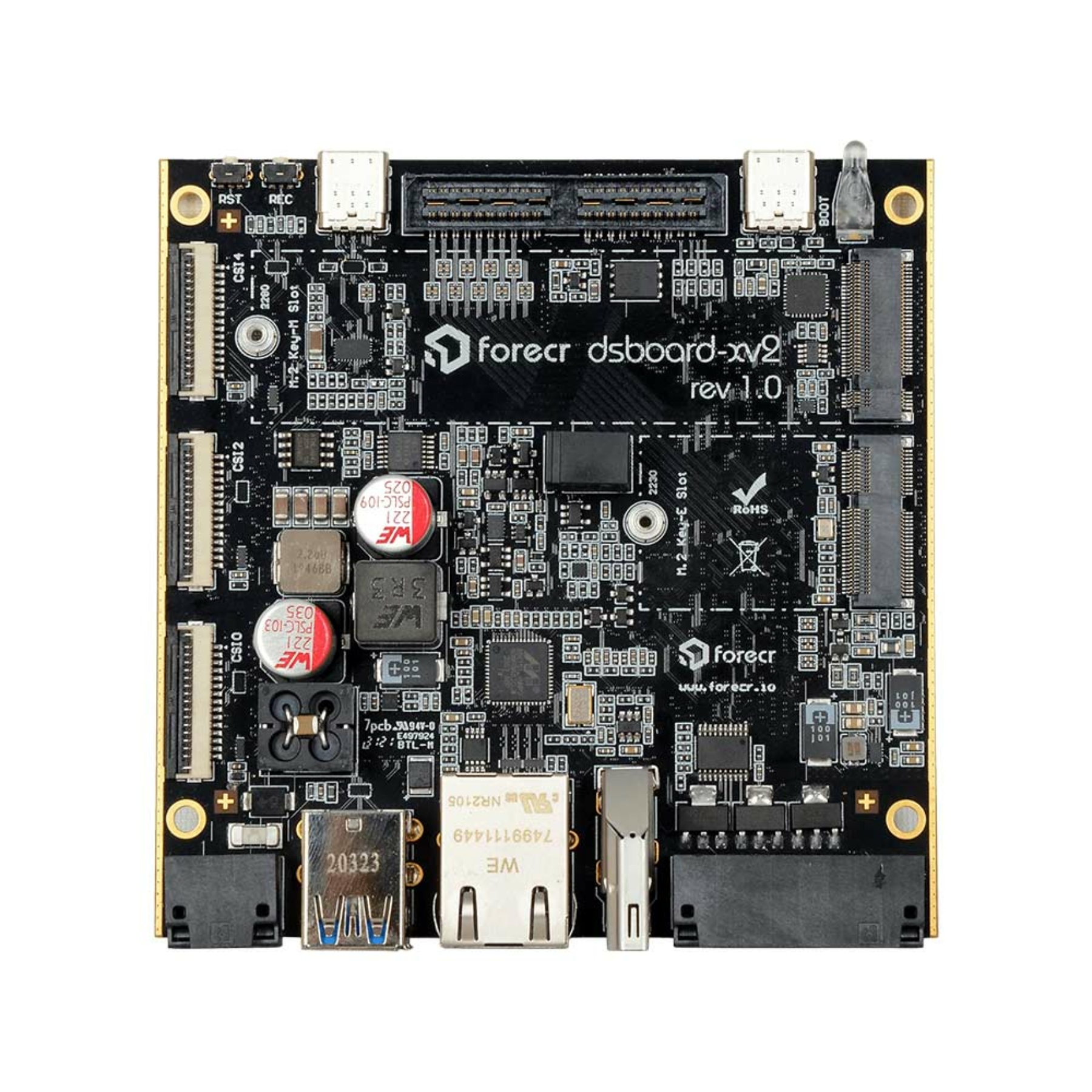 DSBOARD-XV2-AA : Rugged Jetson AGX Xavier Carrier Board | Things Embedded USA