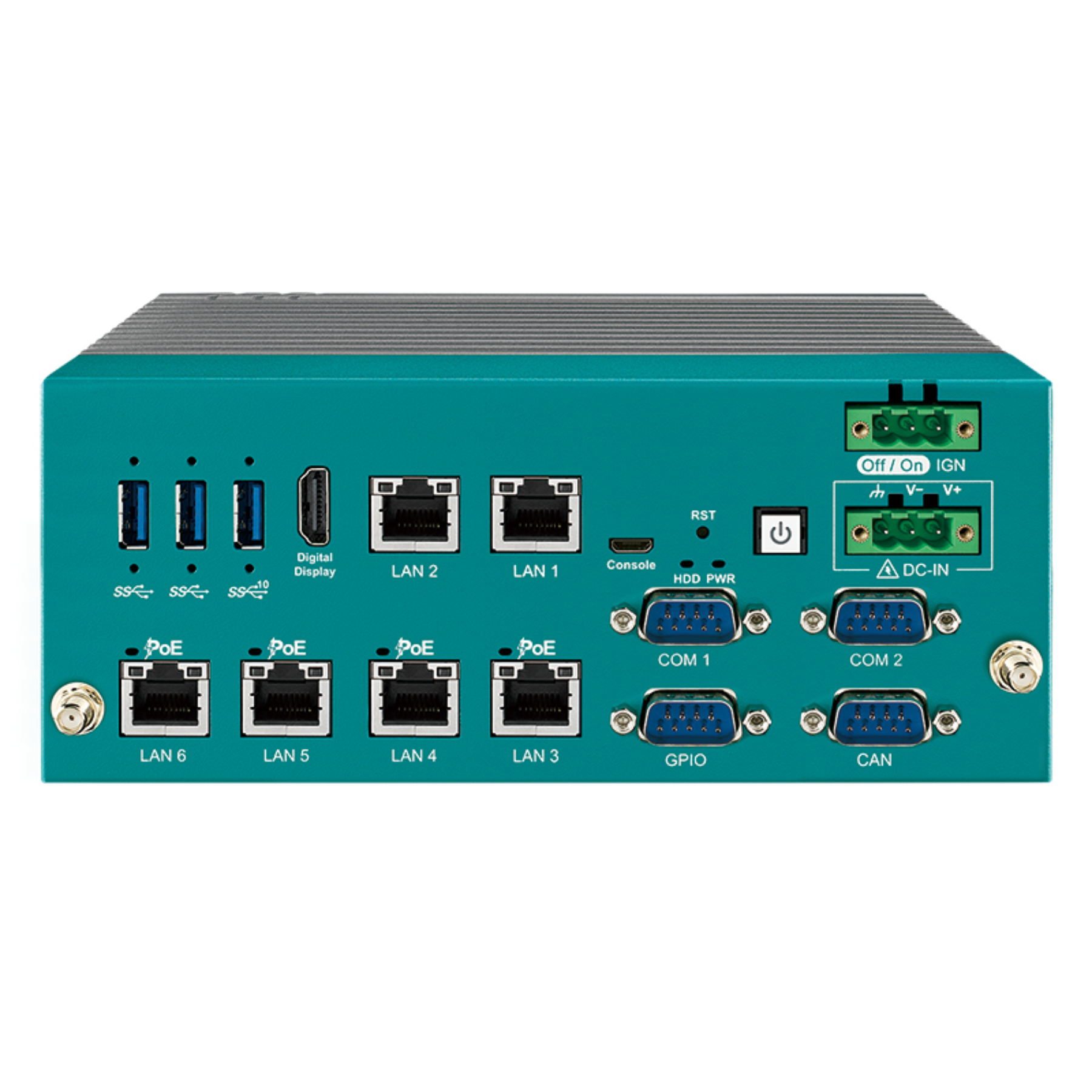 EAC-6200-R08 : Rugged NVIDIA Jetson Orin NX Computer with 6 GigE LAN ...