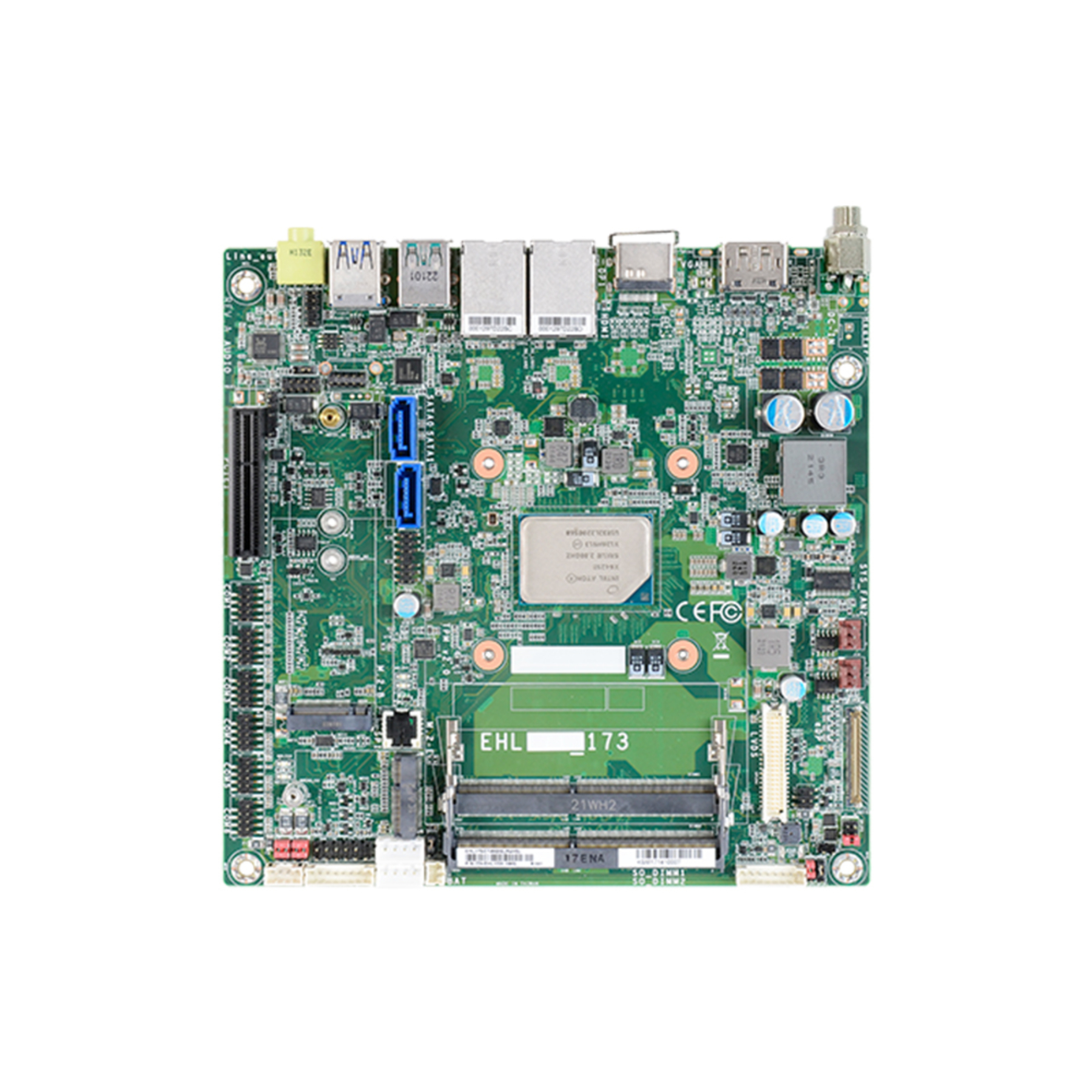EHL173-CT-6211E : Mini ITX Elkhart Lake Embedded Motherboard with Dual ...