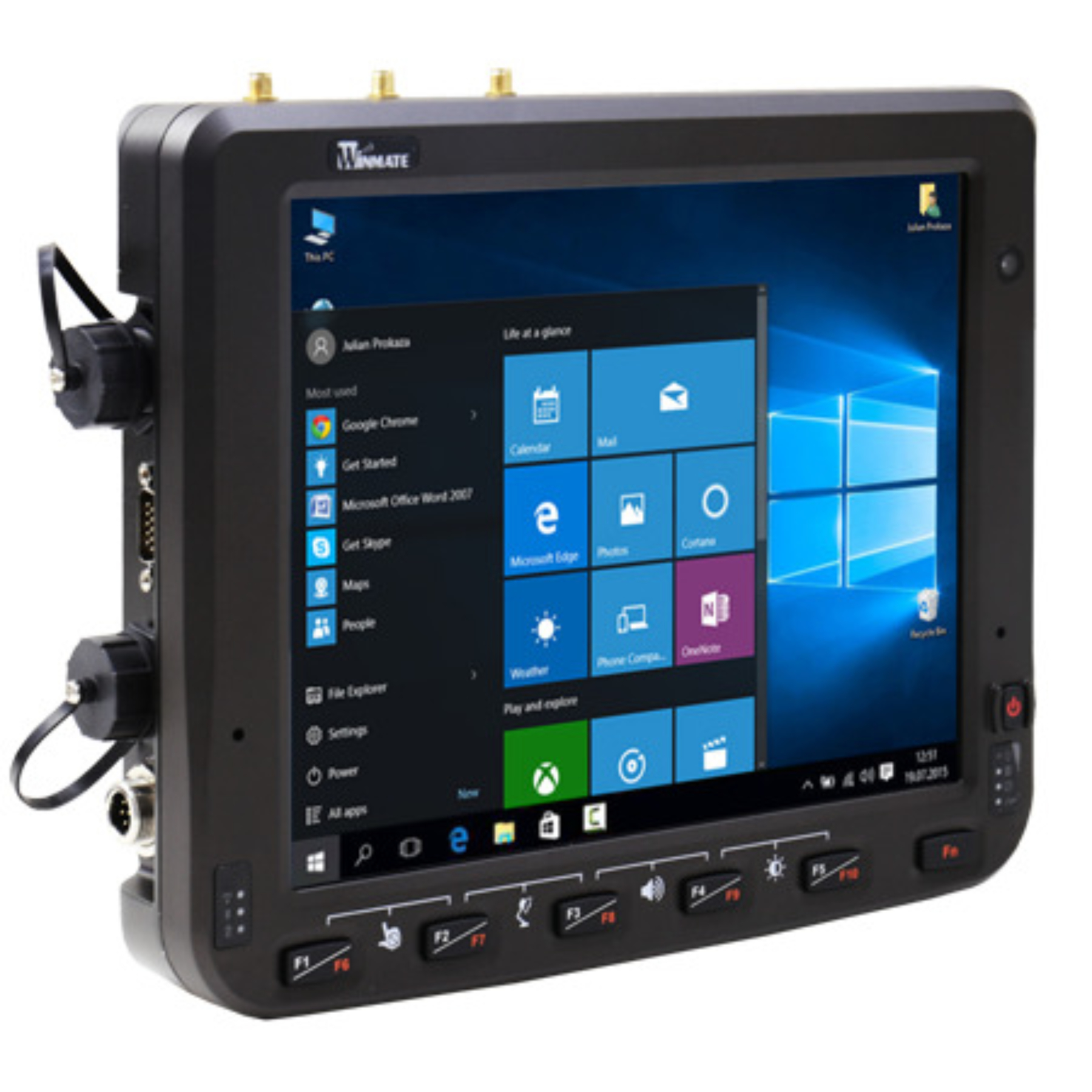 FM10AD-V : 10.4″ IP65 Windows Intel Core Alder Lake Fork Lift Computer ...