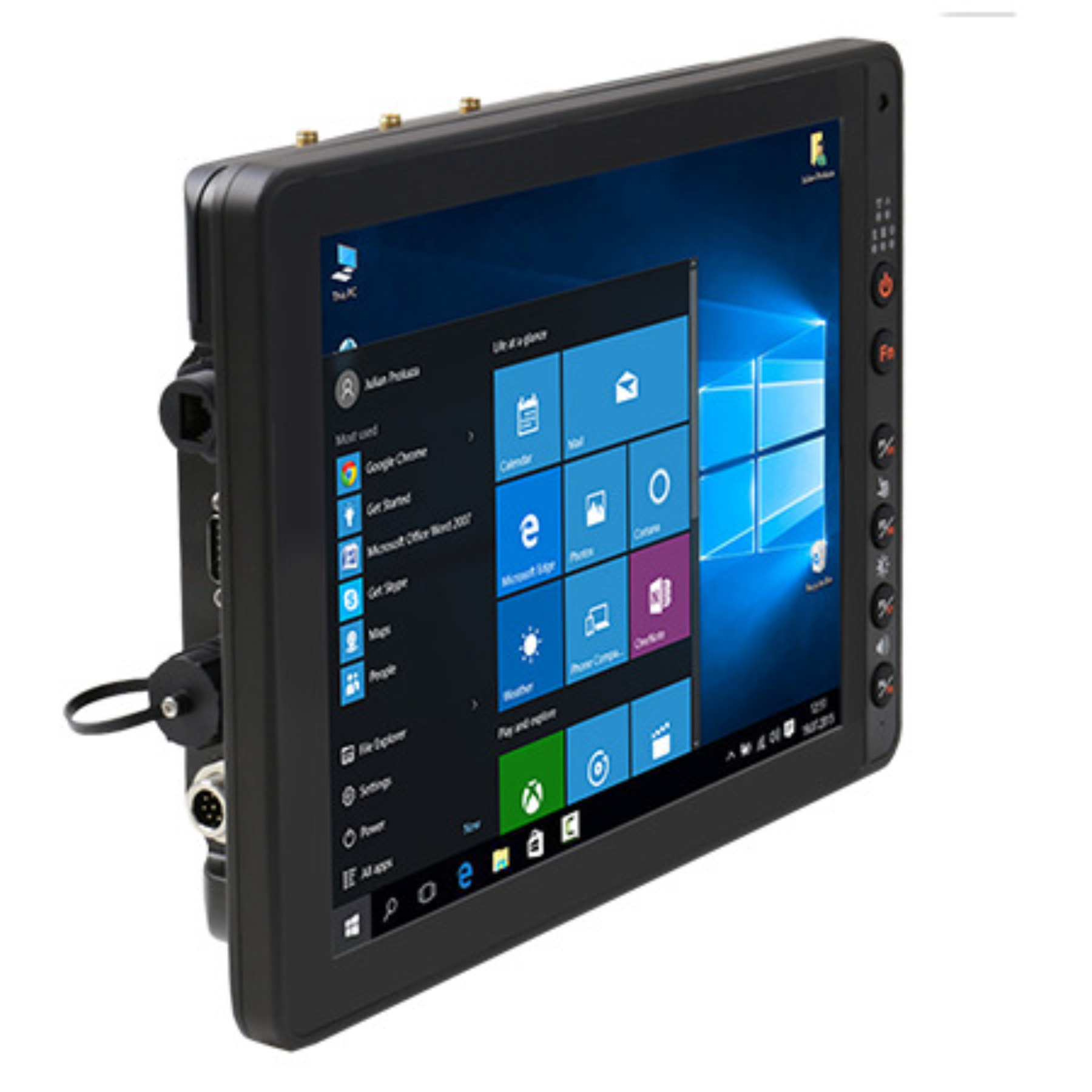 FM12E-V : 12.1″ Rugged Vehicle Computer with Elkhart Lake Atom CPU and ...