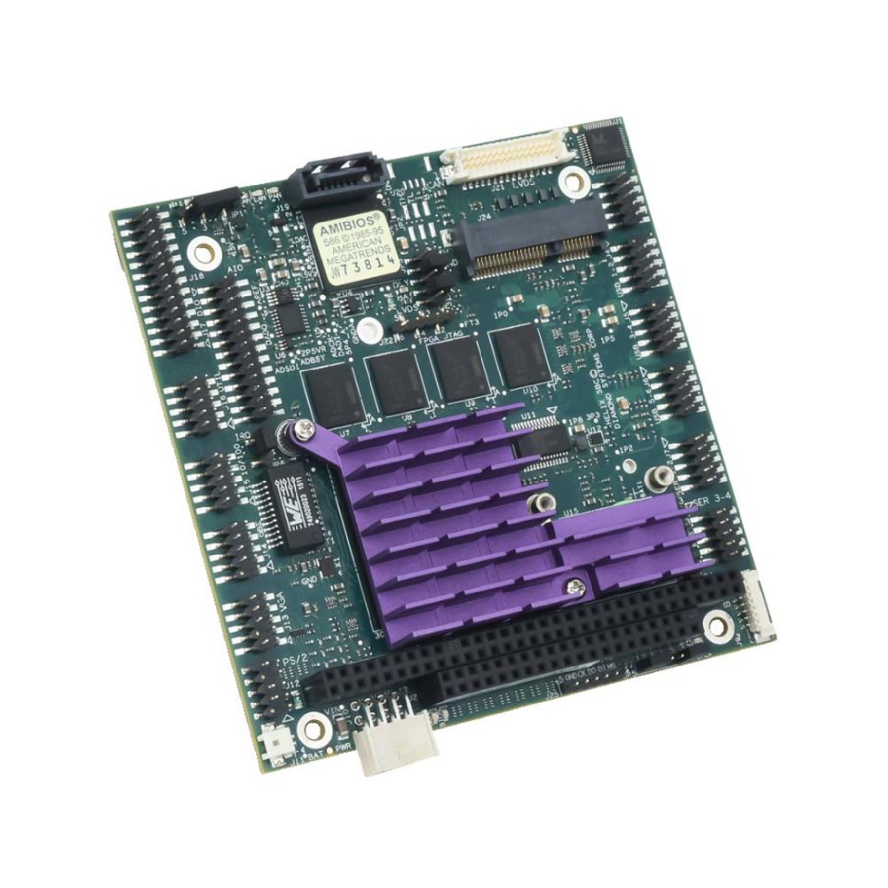 HLX1000-2GA : Rugged Vortex86D3 Dual Core PC/104 SBC with Analog I/O ...