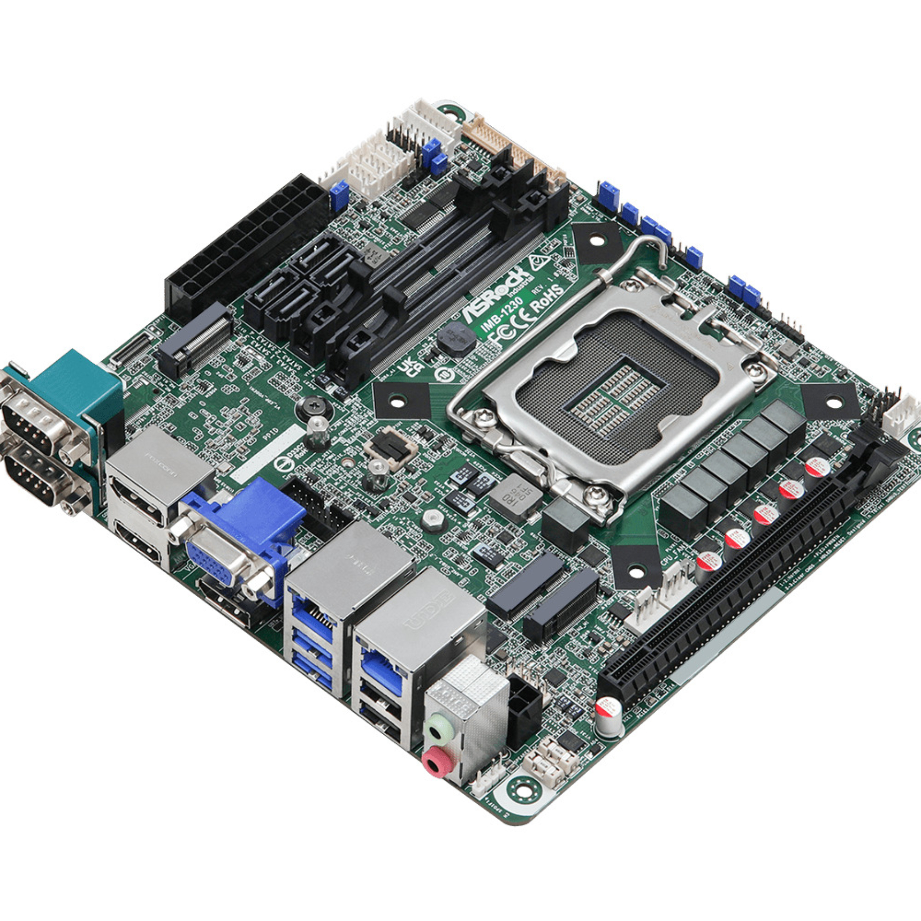 IMB-1230 : Intel 12th Gen Mini-ITX Motherboard with H610 Chipset