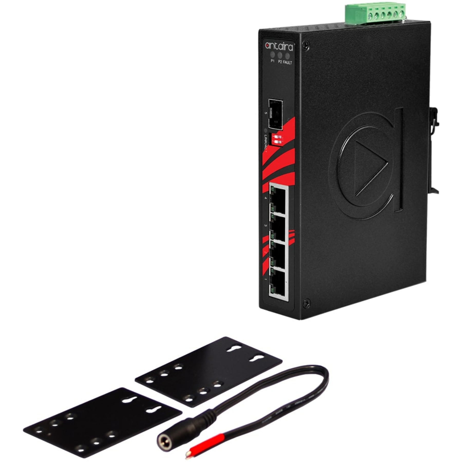 LNX-0501G-SFP-T : 5-Port Industrial Extended Temperature Gigabit ...