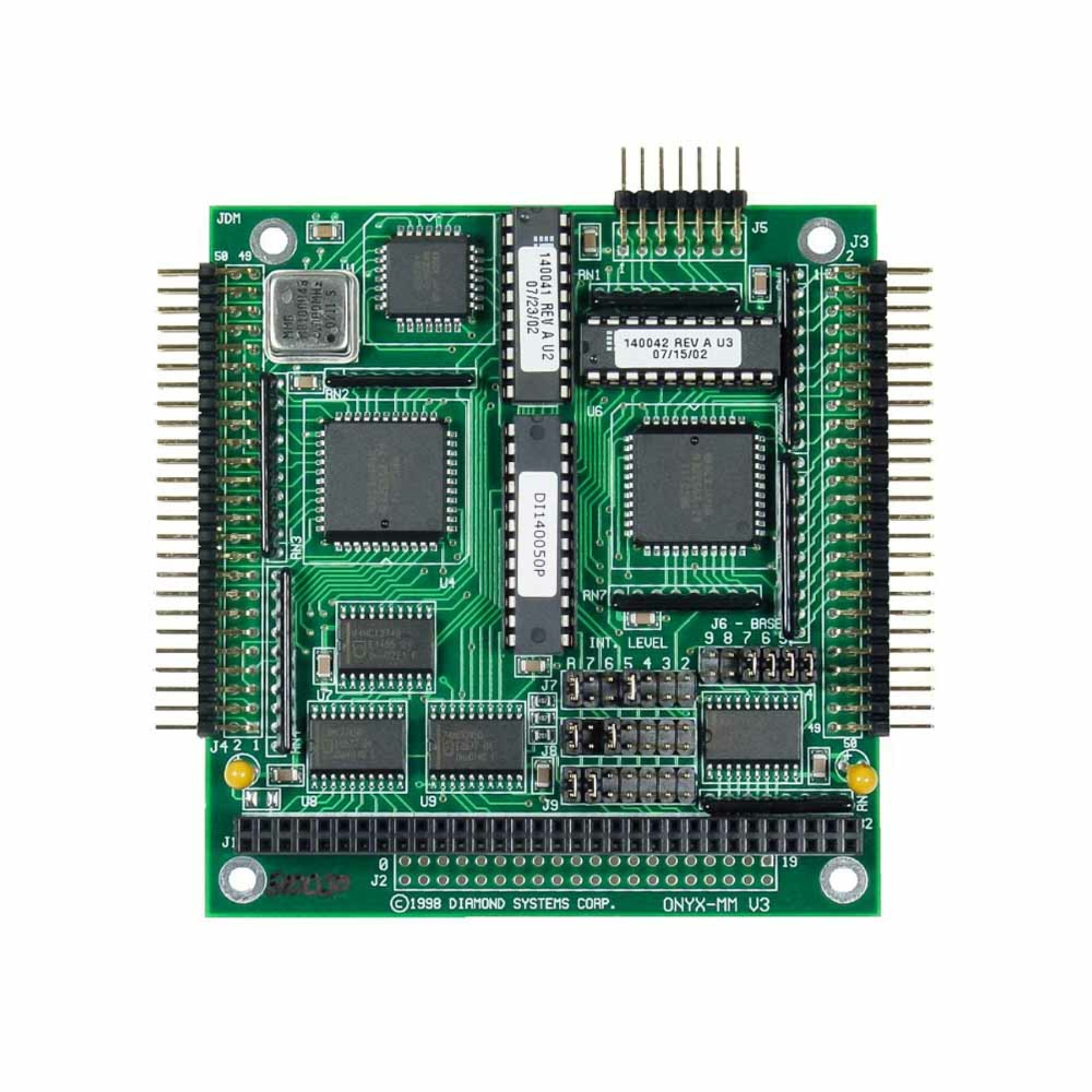 OMM-XT : 48-Channel Digital I/O and Counter/Timer PC/104 Module | Things Embedded USA