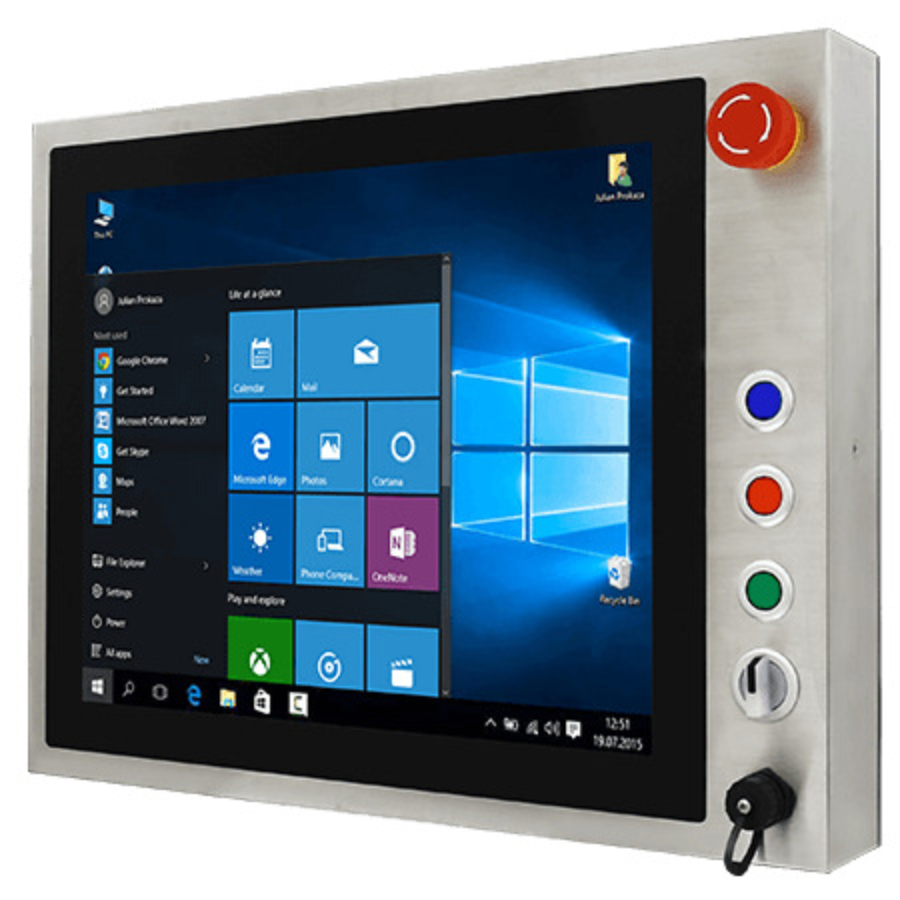 R15IE3S-SPC3-B - 15″ Washdown Celeron N6210 HMI with Push Buttons ...