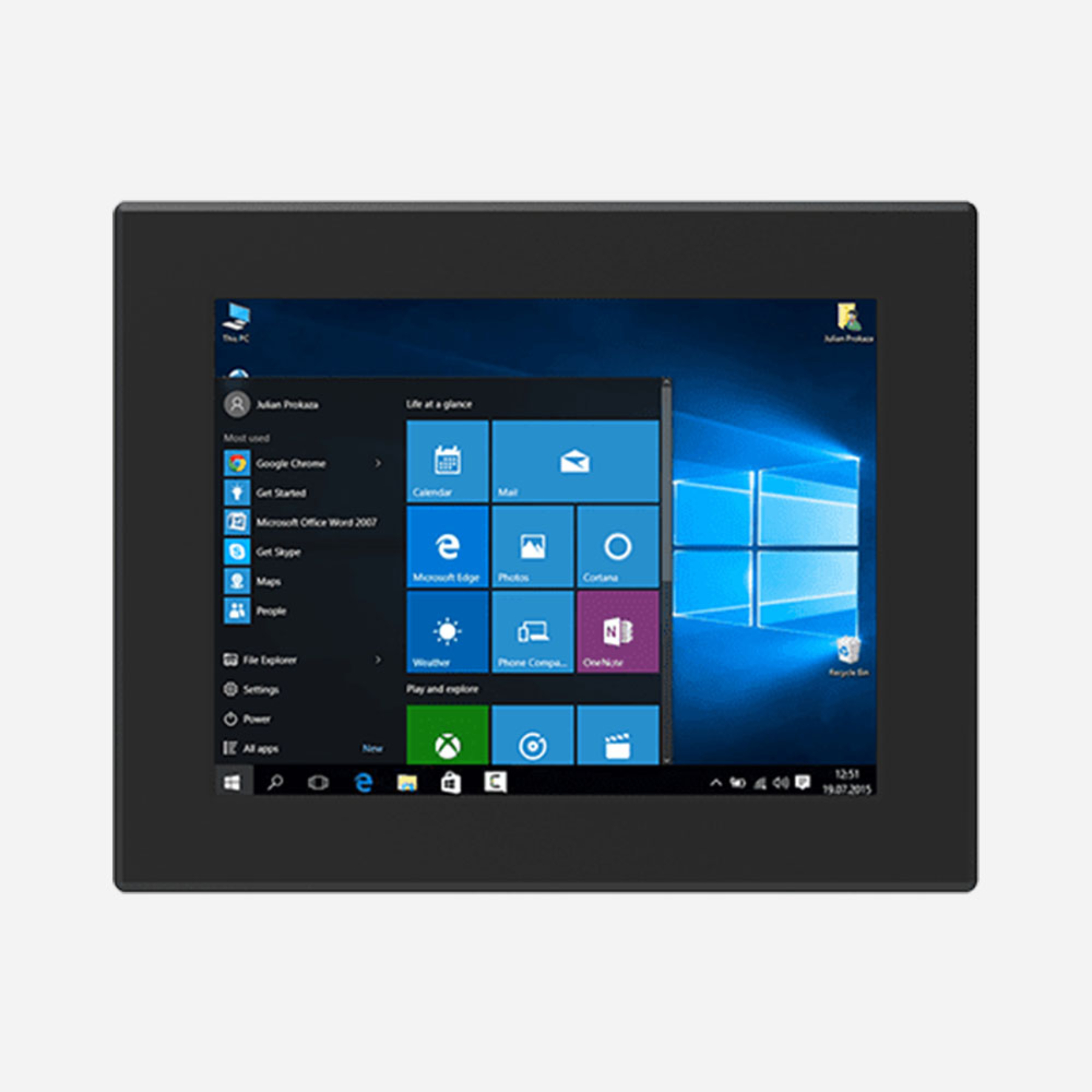 R15IT3S-PMC3 : 15″ Panel Mountable XGA Touch Screen Computer | Things ...