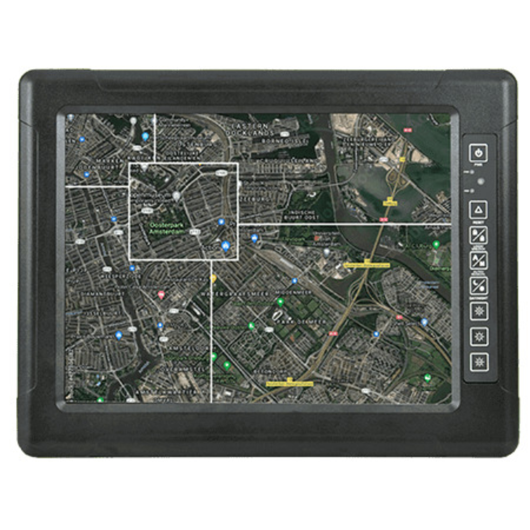 R15L100-MLA3HB : 15″ XGA G-WIN Rugged High Bright Vehicle Defense ...