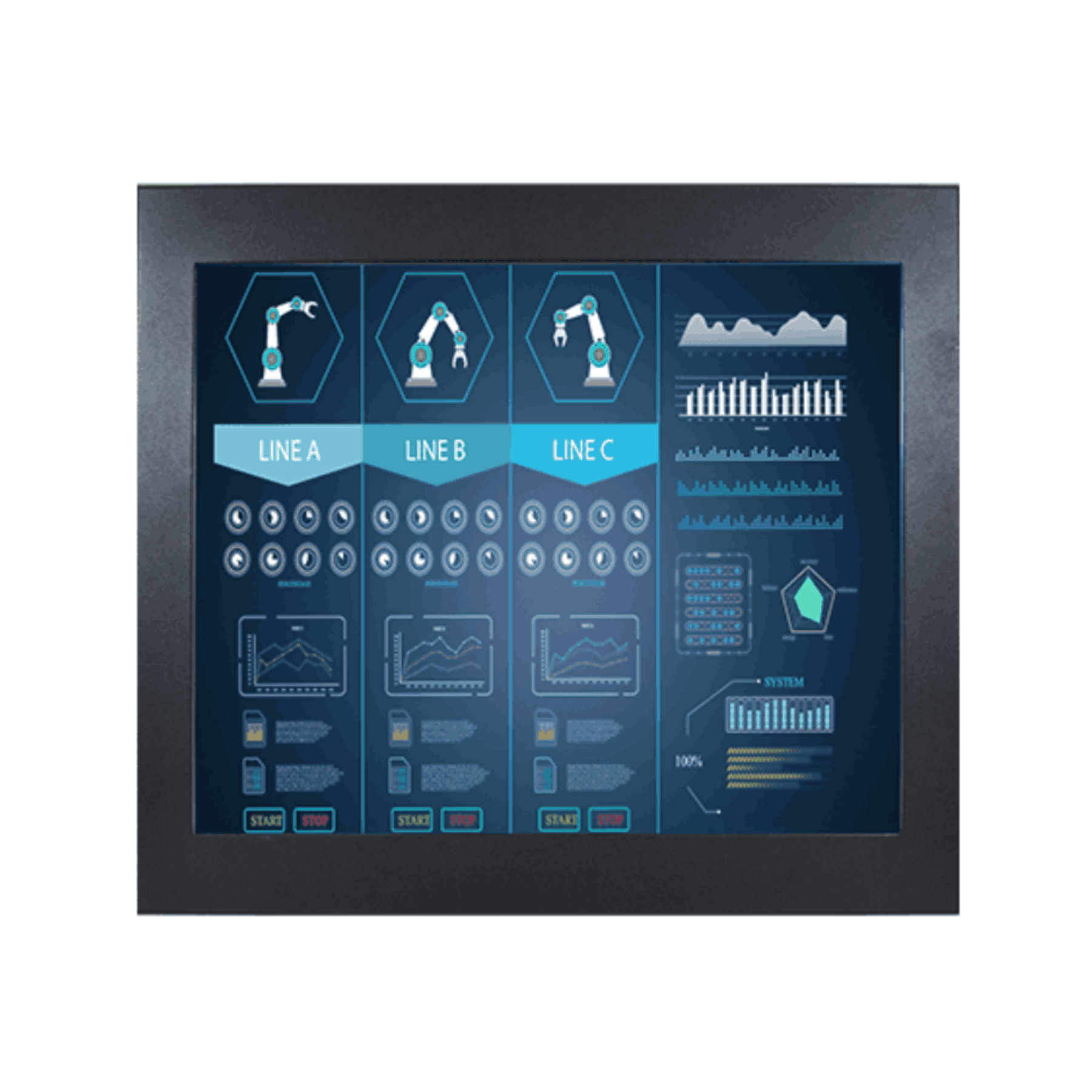 R15L100-SDA3 : 15″ XGA SDI Monitor | Things Embedded USA