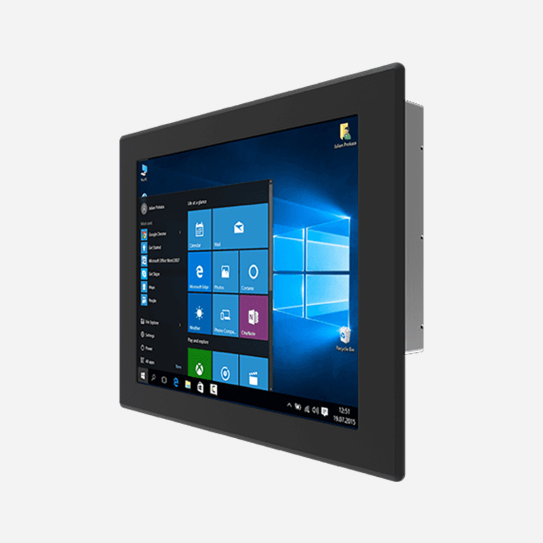 R19IT3S-PMA1 : 19″ SXGA 1920×1024 Industrial Flush Mount Touch PC ...