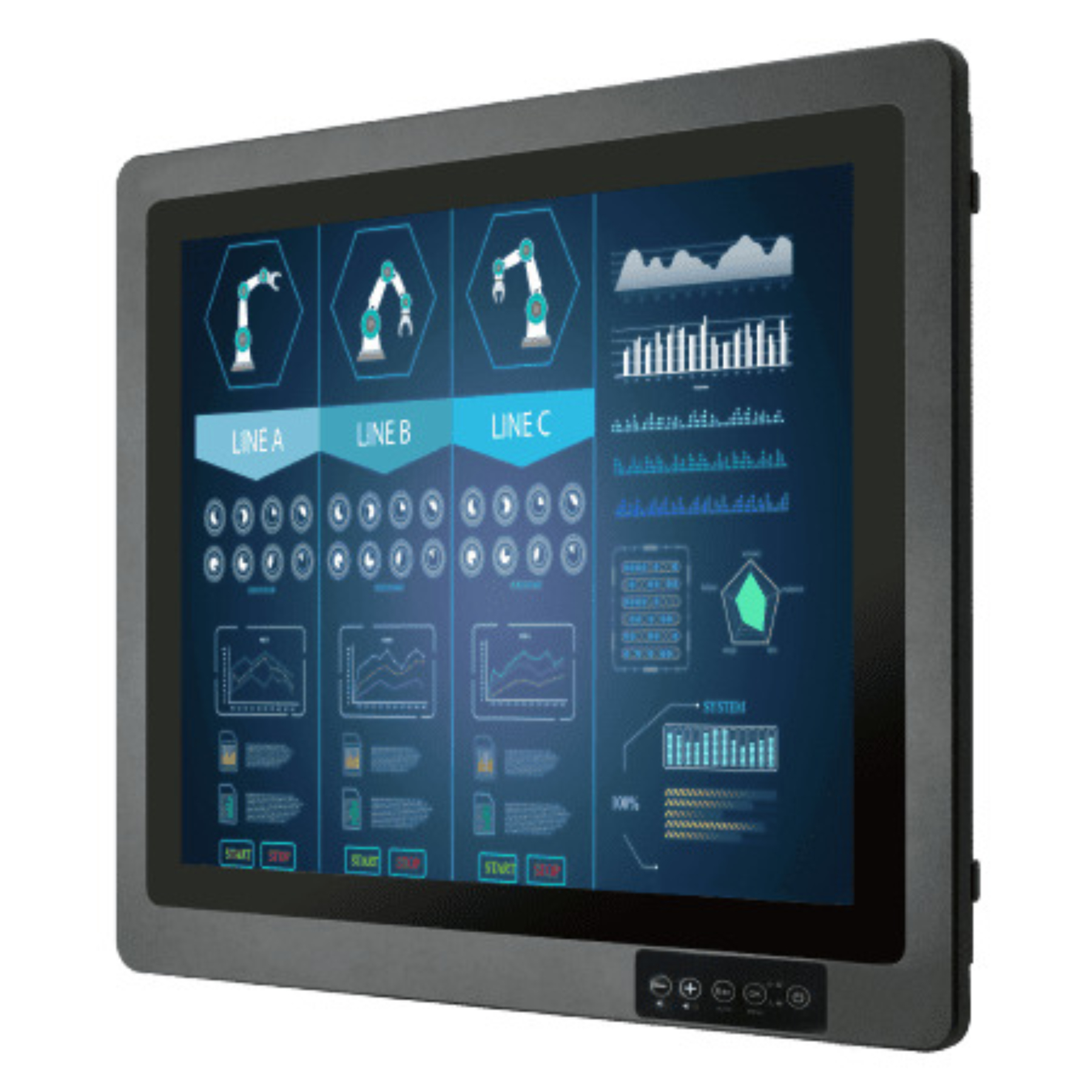 R19L100-67FTP(HB) : 19″ G-WIN IP67 Waterproof In-Vehicle High Bright ...