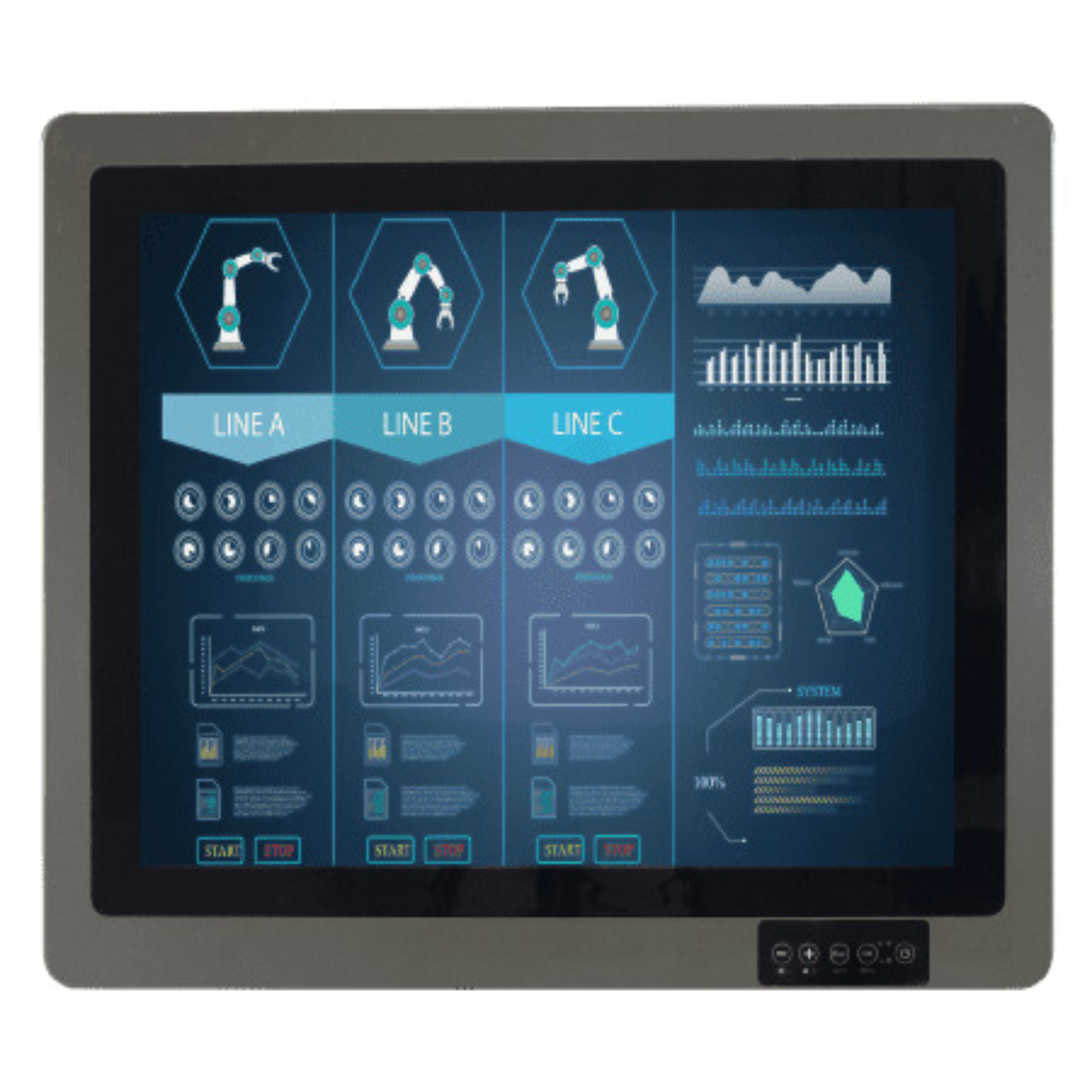 R19L100-67FTP(HB) : 19″ G-WIN IP67 Waterproof In-Vehicle High Bright ...