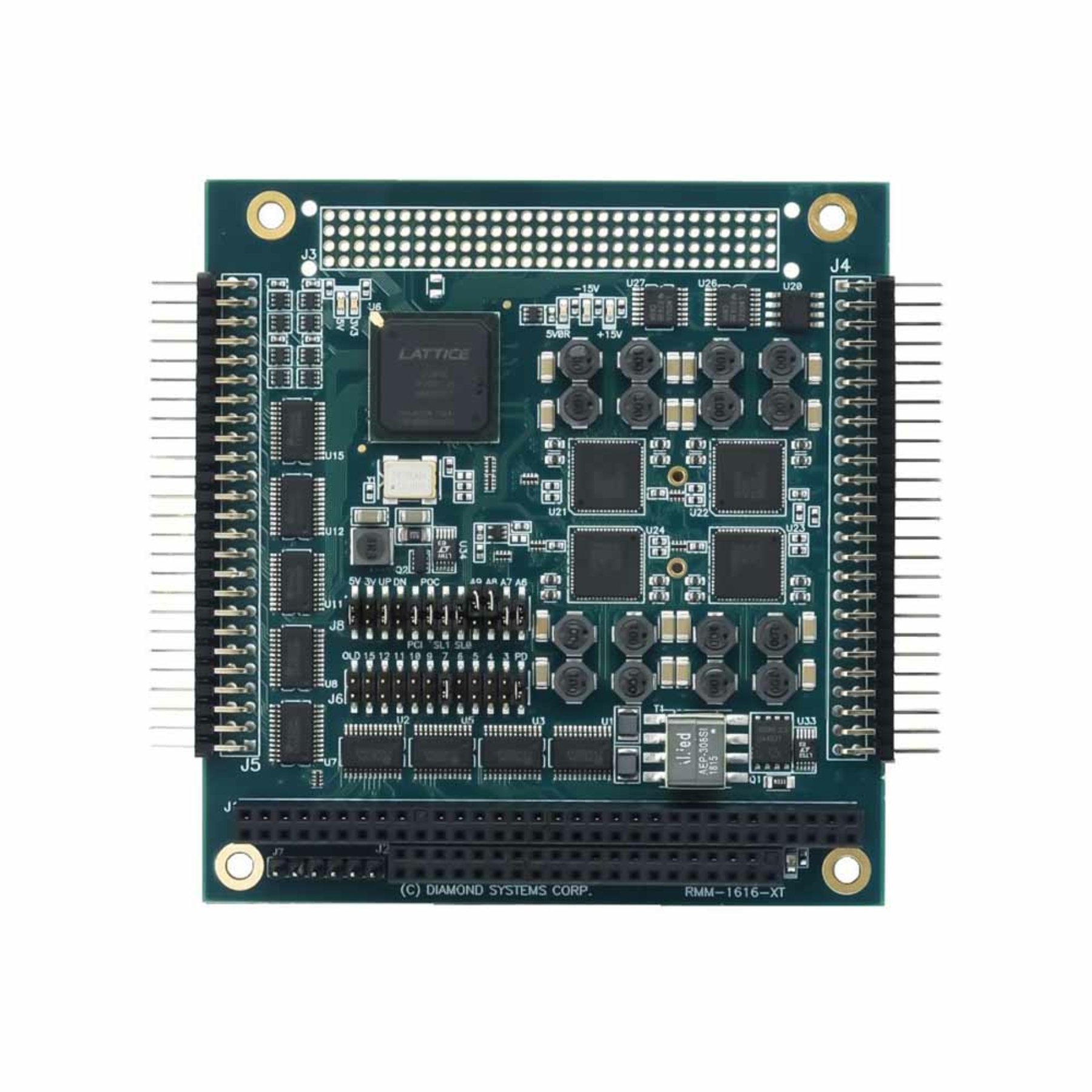 RMM-1616A-XT : 16-Channel 16-bit Analog Output PC/104 Module with Digital I/O | Things Embedded UK