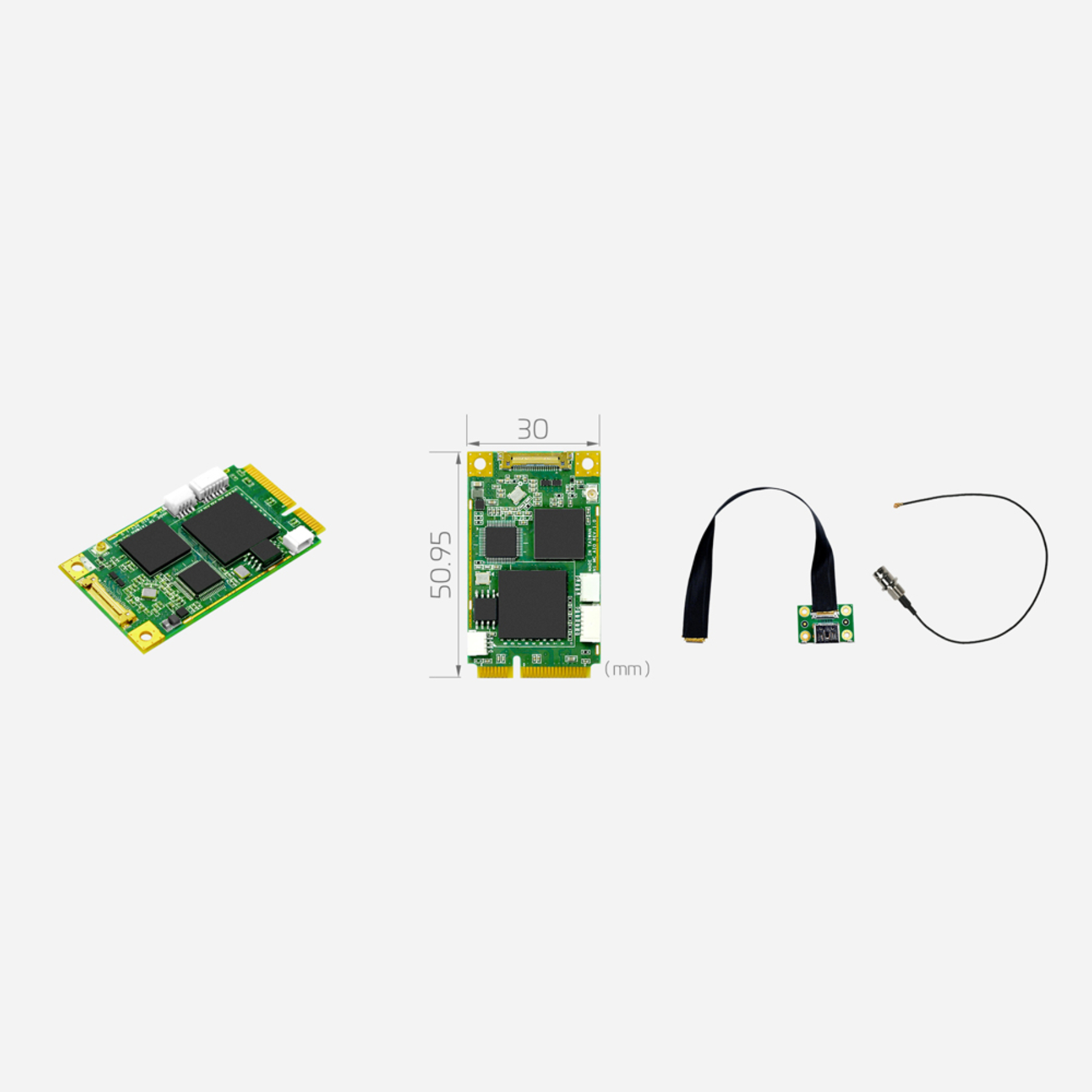 SC400N1 MC AIO : mPCIe 10-Bit Full HD 60FPS HDMI/SDI Capture Card | Things Embedded USA