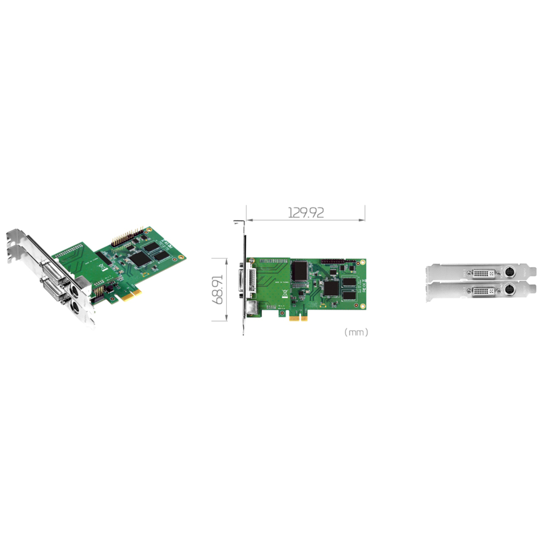 SC5C0N1-L HDV : PCIe DVI-I Video Capture Card with DVI Loop Through Output | Things Embedded UK