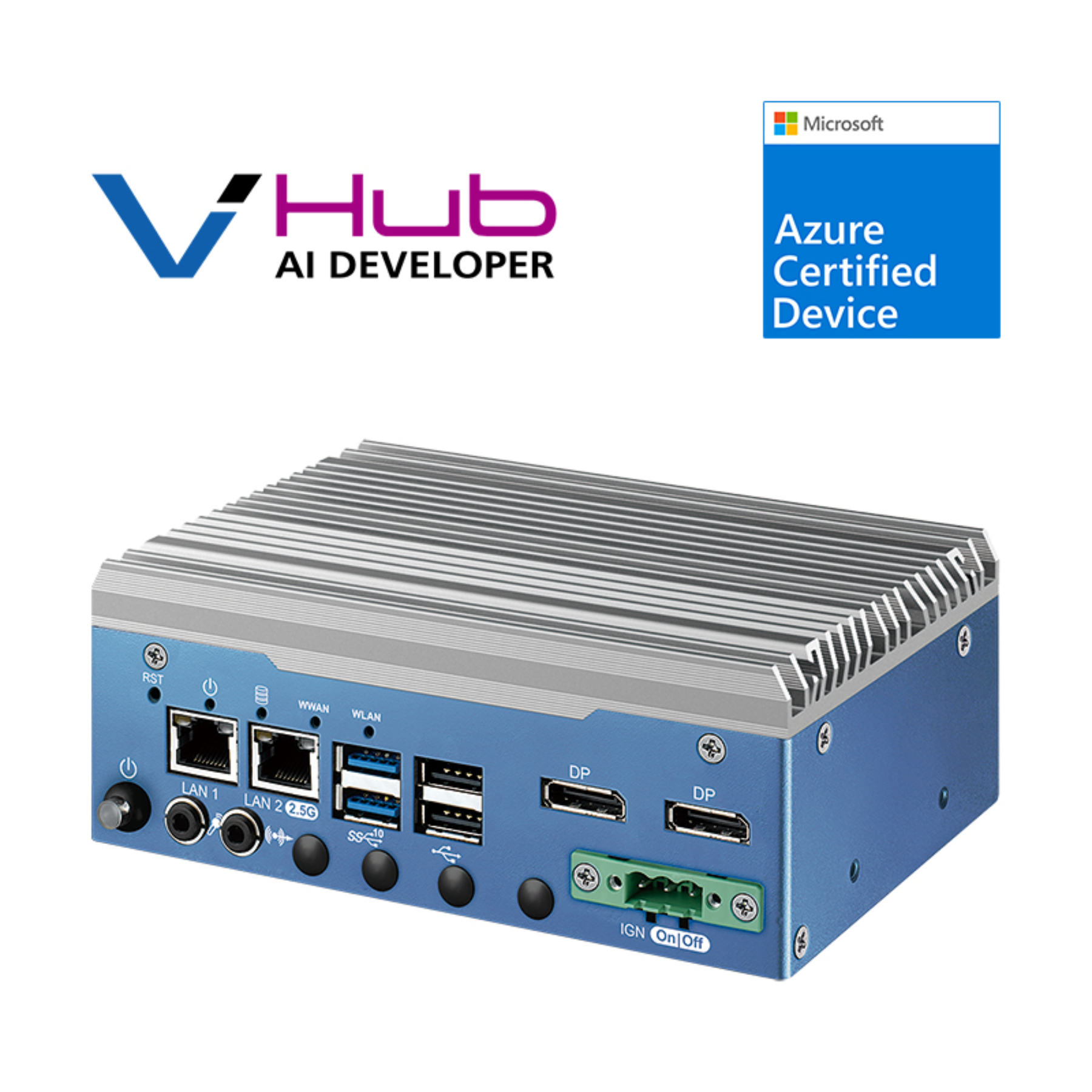 SPC-7100-1145G7E : 11th Gen Core i5 DIN Rail Mounted PC | Things Embedded USA