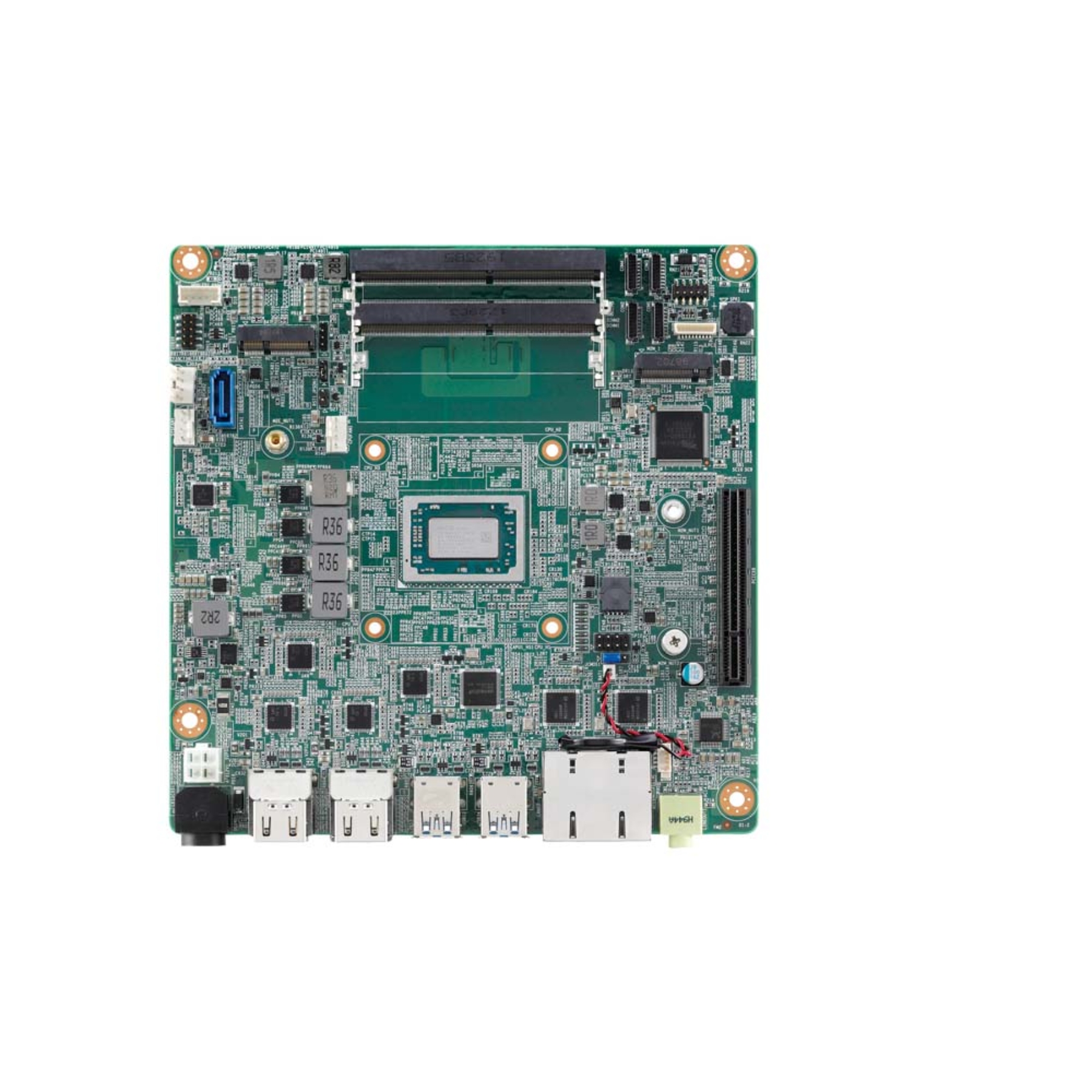 V1000 : AMD Ryzen V1605B Mini ITX Motherboard with Quad Display | Things Embedded USA