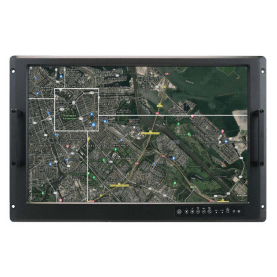 W24L100-RKS1ML : 24" WUXGA Rack Mount Military LCD Display