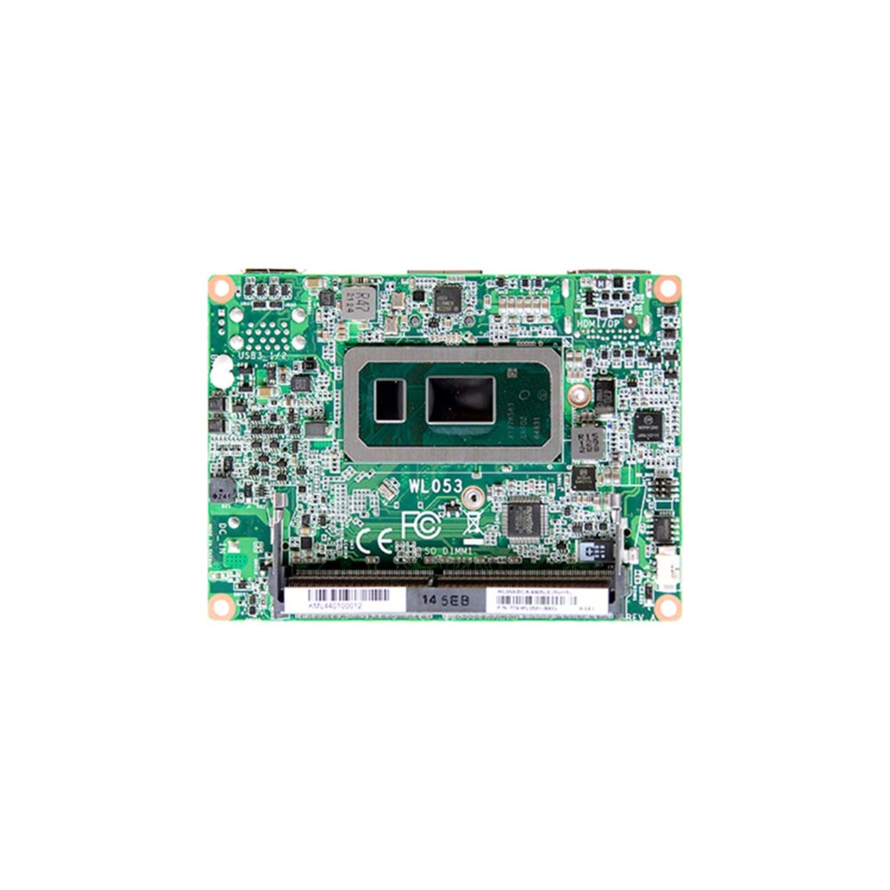 WL053-BCA-8665UE : Intel Core i7-8665UE Industrial 2.5″ Pico-ITX Motherboard | Things Embedded UK
