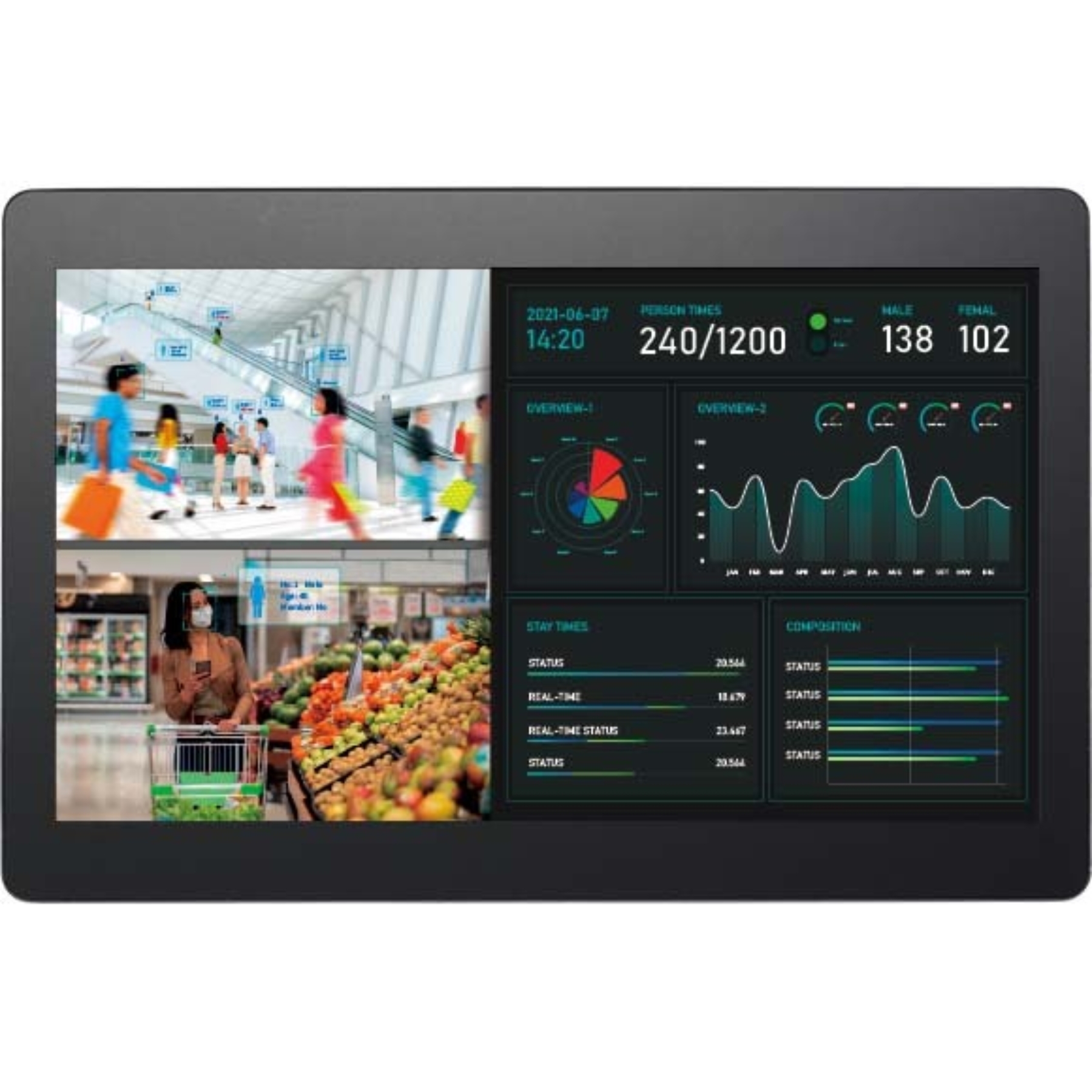 XPPC 16-200-i5 : 15.6″ Slim Multi Touchscreen PC with 11th Gen i5 CPU ...