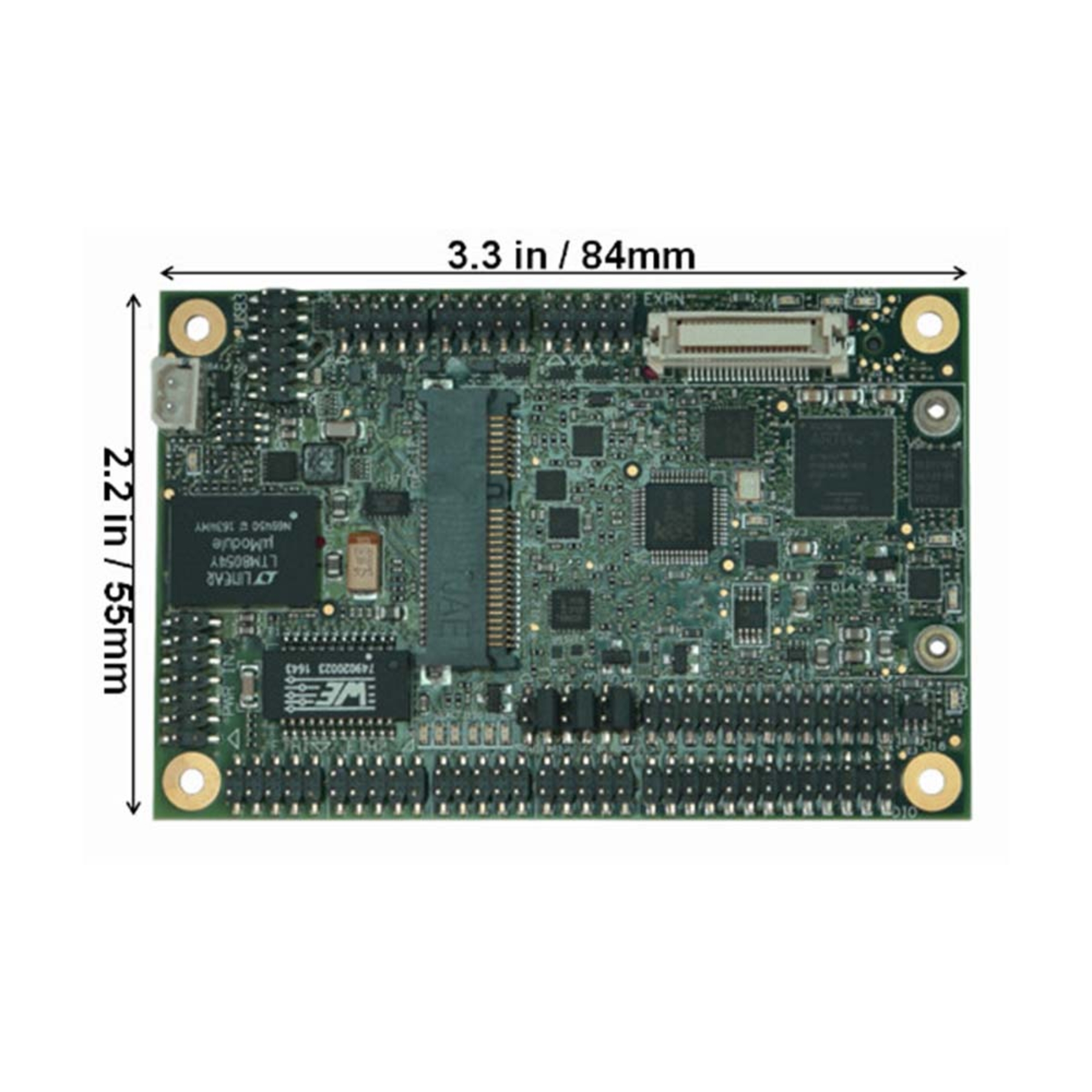 ZETA-E3950-8G128D : Wide Temperature Mini COM Express Single Board Computer with PCI Expansion ...