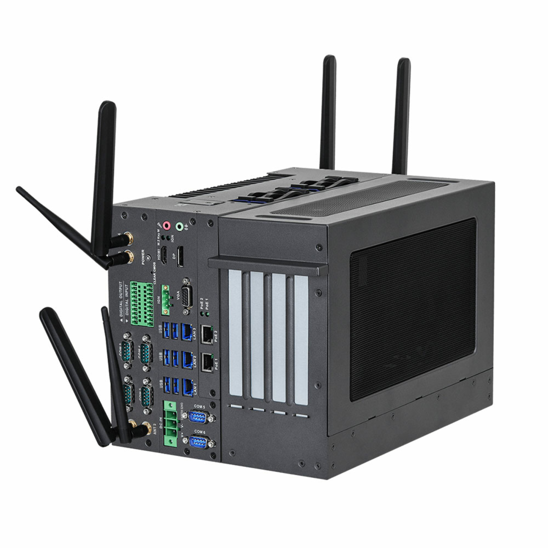 iEPF-9010S-EY4 : Expandable Rugged Edge AIoT GPU Computer with 12th Gen ...