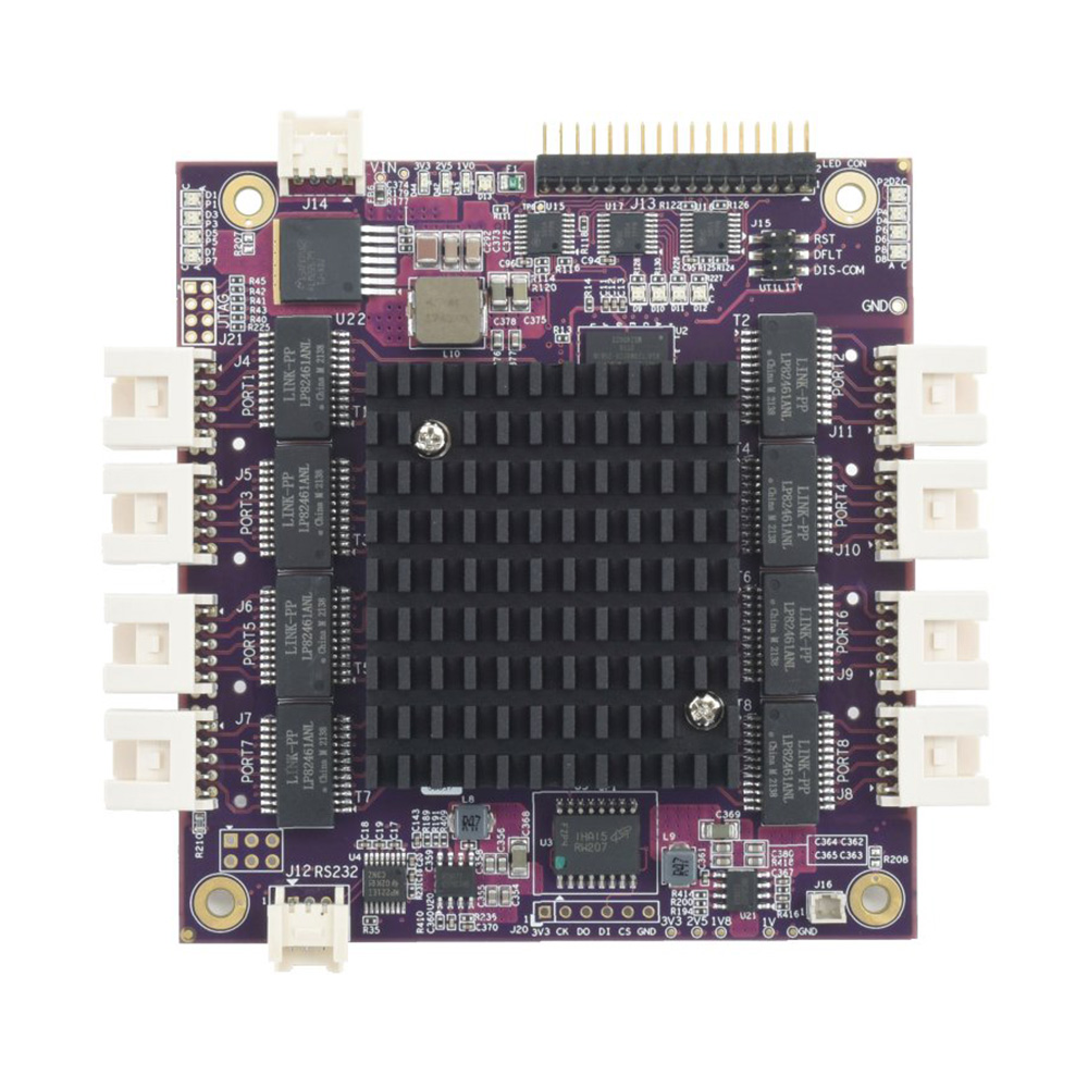 EPS-8130-XT : PC/104 Managed Rugged 8 Port Gigabit Ethernet Switch with Heat Spreader | Things ...