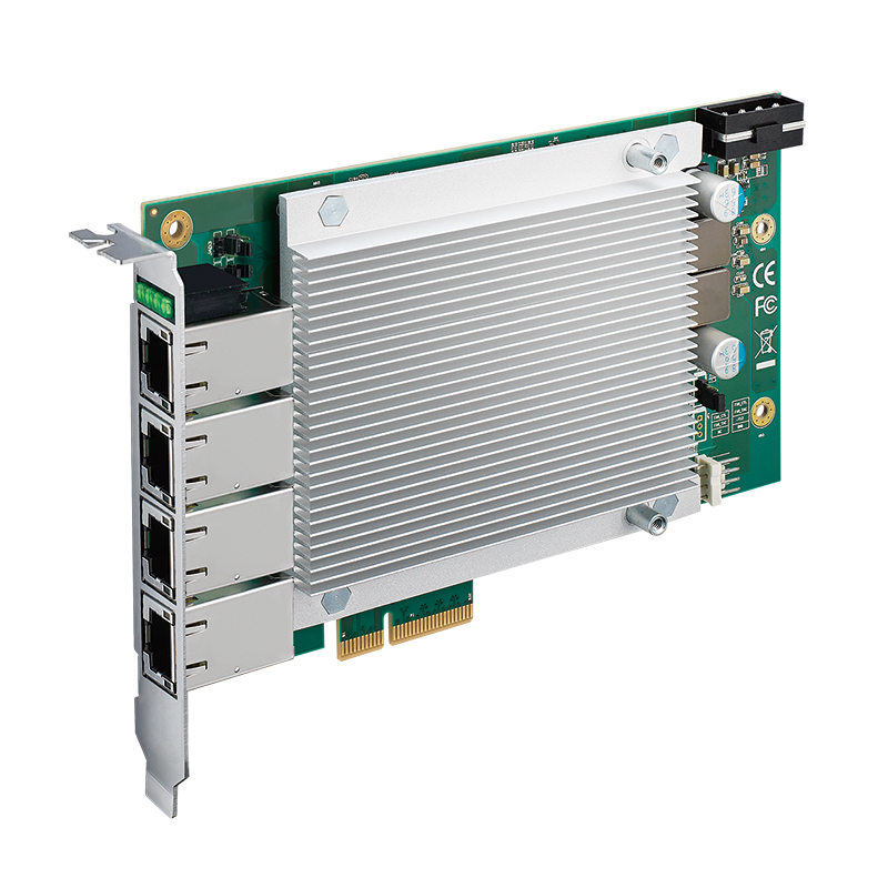 PE-5004 : 4 Channel Wide Temp Intel XL710 10GigE PoE+ PCI Express Card | Things Embedded USA