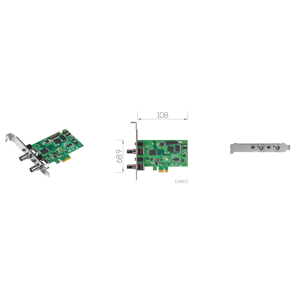 SC542N1-L SDI - Low Profile PCIe 1080P60 3G-SDI Capture Card with Loop ...