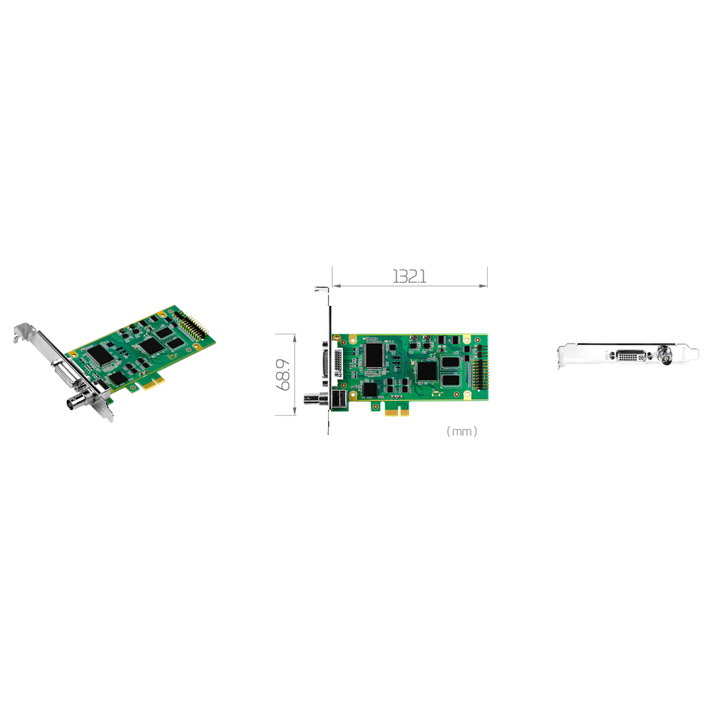 SC5C0N1-L : PCIe HD60/UXGA SDI/DVI Frame Grabber with Hardware ...