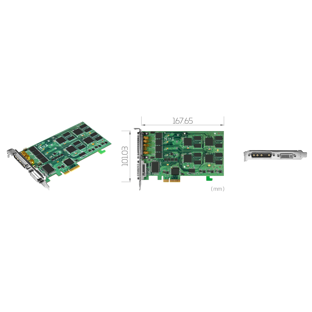 SC5C0N4 Hybrid : PCIe 4-ch AIO SDI/DVI-A/DVI-D UXGA/HD60 Video Capture ...