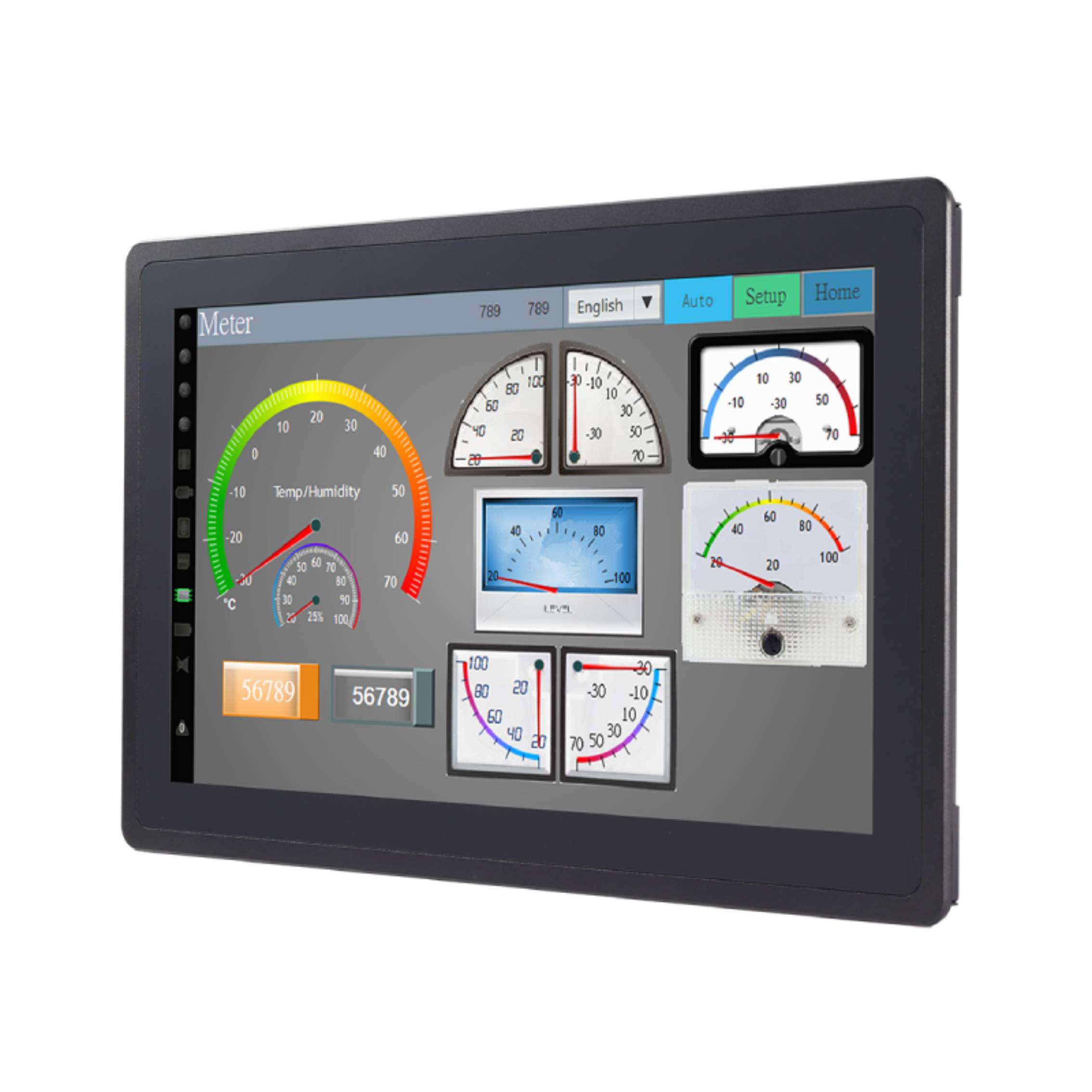 TPM-3521RW : 21.5″ IP65 Waterproof Industrial Monitor with Resistive ...
