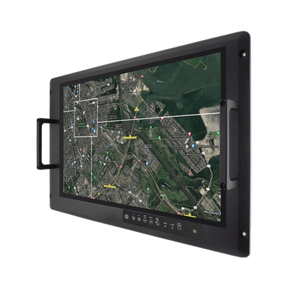 W22L100-MLA3FP : 21.5″ FHD Rack Mount Military LCD Touch Display ...